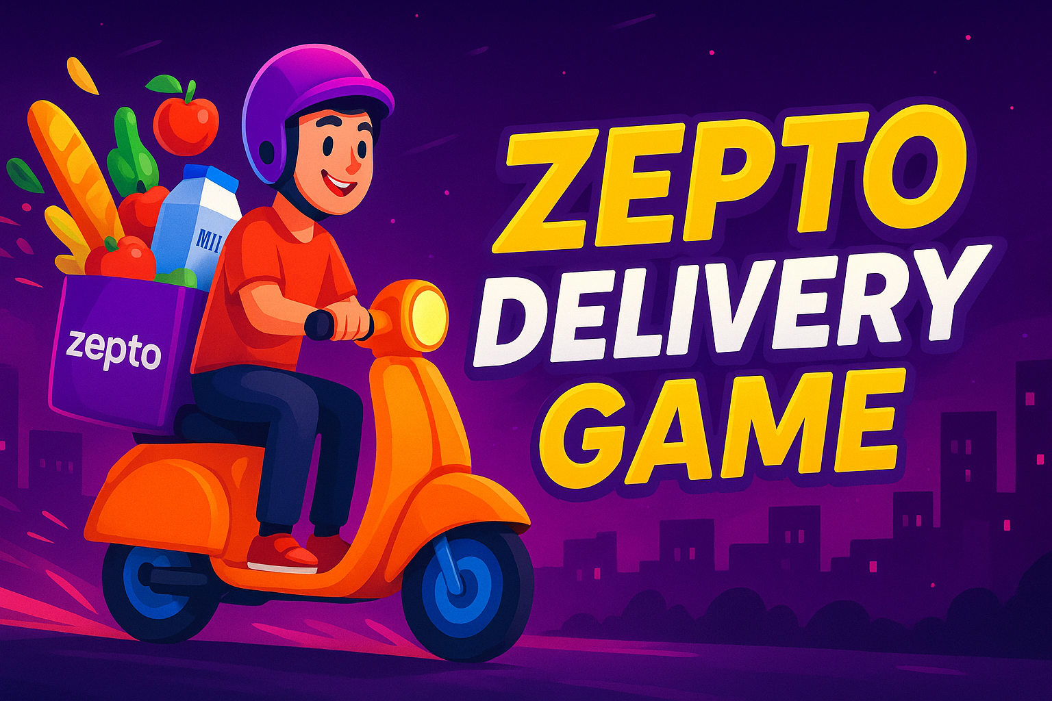 Zepto Delivery | Aicade - Prompt | Create | Play